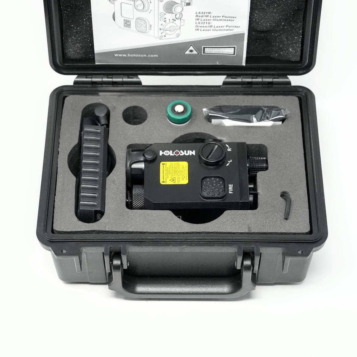 Holosun LS321-G Aluminum Dual Laser and Illuminator – Opfor Night ...